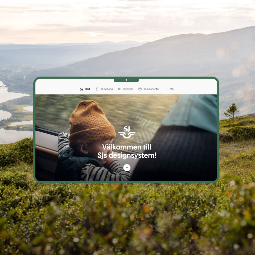 SJ's Design System transforms the future of travel - Antrop
